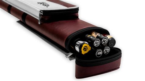Predator Roadline Burgundywhite 2x4 Hard Pool Cue Case The Billiard
