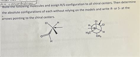Build The Following Molecules And Assign