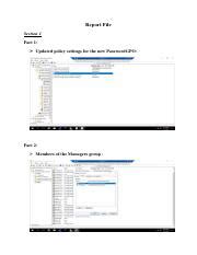 Lab6 Pdf Report File Section 1 Part 1 Updated Policy Settings For