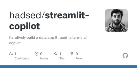 Github Hadsedstreamlit Copilot Iteratively Build A Data App Through A Terminal Copilot