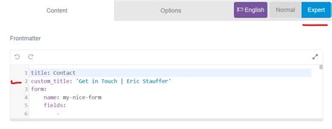 How To Create Custom Titles For Each Grav Cms Page Eric Stauffer