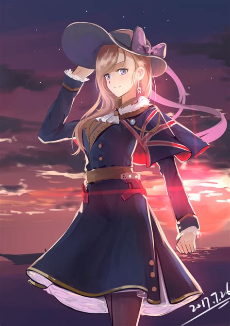 Safebooru 1girl Absurdres Azur Lane Bangs Blonde Hair Blue Eyes Breasts Dress Earrings Flush