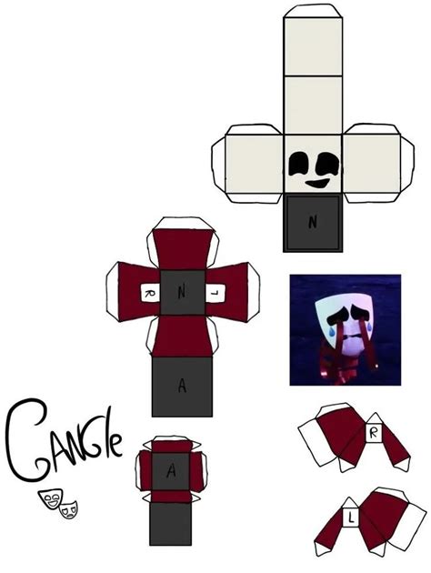 Gangle 🌈 In 2023 Digital Circuit Paper Dolls Anime Paper