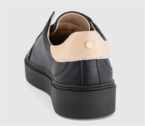Office Treacle Slip On Cup Sole Trainers Black Flat Shoes For Women