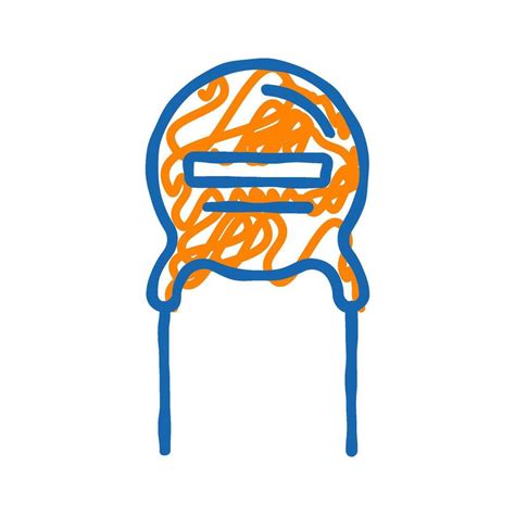 Electrolytic Capacitor Electronic Component Icon Doodle Illustration 62456111 Vector Art At Vecteezy