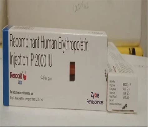 Recombinant Human Erythropoietin Injection 2000 3000 Iu Prescription