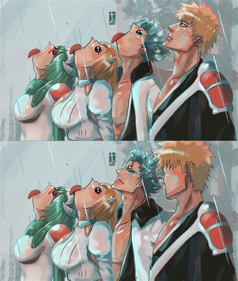 Inoue Orihime Kurosaki Ichigo Nelliel Tu Odelschwanck And Grimmjow