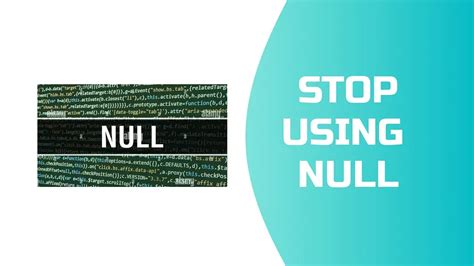 Stop Using Null Software Development Club Rec Abn