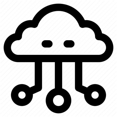 Cloud Computing Server Hosting Icon Download On Iconfinder
