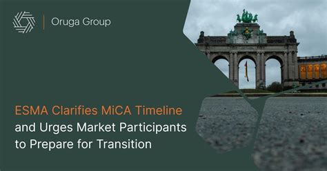 Esma Clarifies Mica Timeline And Urges Market Participants To Prepare