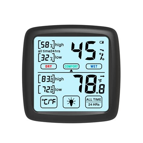 Digital Indoor Humidity Sensor Room Thermometer With Temperature Humidity Monitor Accurate