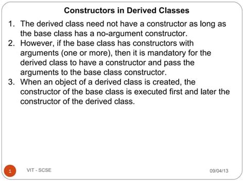 11 Constructors In Derived Classes Ppt Programming Languages Computing