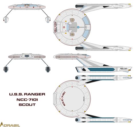 Uss Ranger Star Trek Starship Views