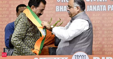Former Bjd Mp Prabhas Kumar Singh Joins Bjp The Economic Times