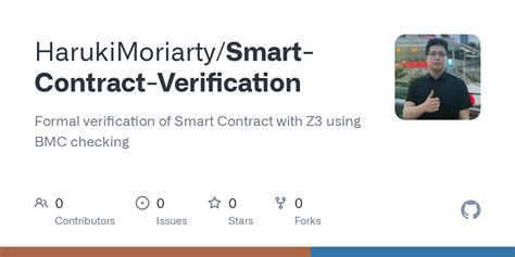 GitHub HarukiMoriarty Smart Contract Verification Formal Verification Of Smart Contract With