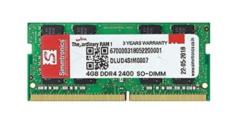 DDR Simmtronics Laptop Ram At Piece Simmtronics Laptop RAM In New Delhi ID