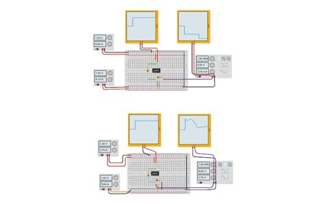Circuit Design Inverting And Non Inverting Op Amplifier Tinkercad
