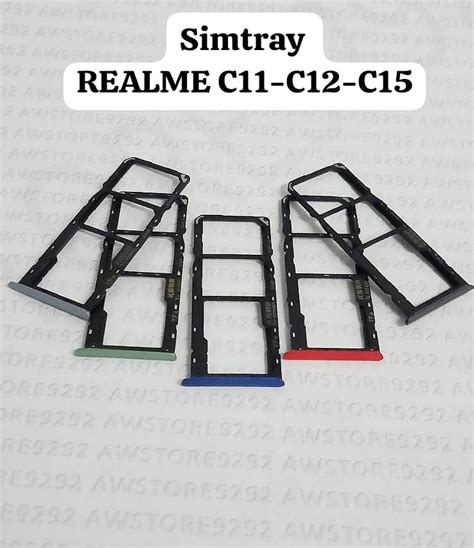 Slot Tempat Dudukan Kartu Simcard Sim Card Lock Simtray Sim Tray Realme C C C Lazada