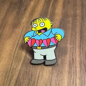 The Simpsons Inspired Ralph Wiggum Valentines Day Enamel Pin Etsy