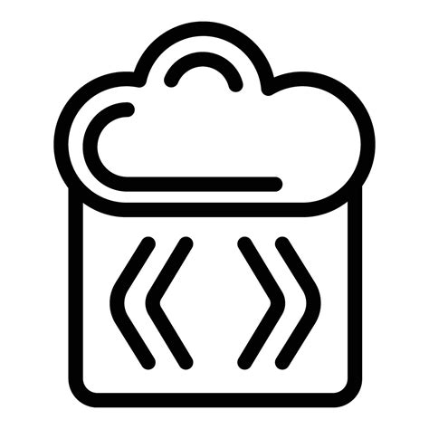 Cloud Beta Version Icon Outline Vector Cloud Computing Release 35533857 Vector Art At Vecteezy