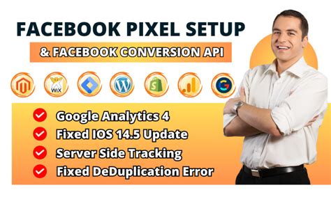 setup facebook pixel conversion api shopify wordpress ga4 conversion