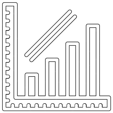 Premium Vector Escalating Bar Graph Vector Icon Illustration Of