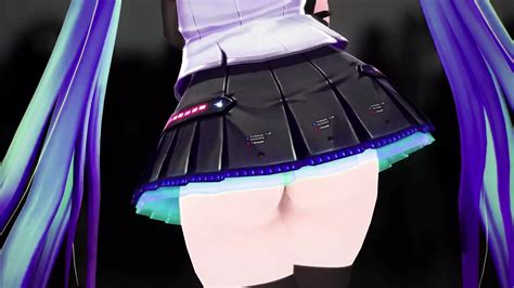 Thicc Hatsune Miku Dancing Lamb Song No Panties Hentai Mmd D Dark Blue Hair Color Edit Smixix