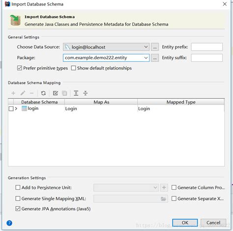 Idea 从数据库快速生成spring Data Jpa实体类 Csdn博客