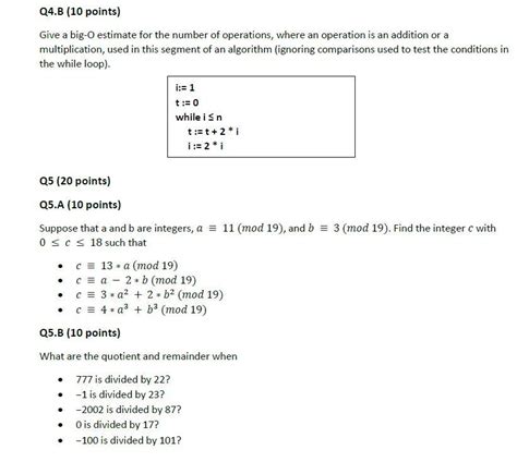 Solved Q Points An An If Q A Chegg Com