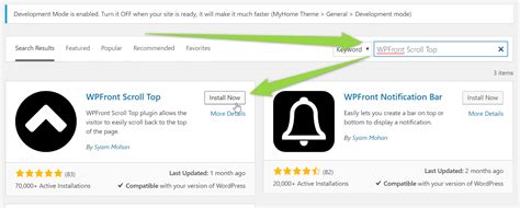 How To Configure Scroll To Top Button Via Wpfront Scroll Top Plugin