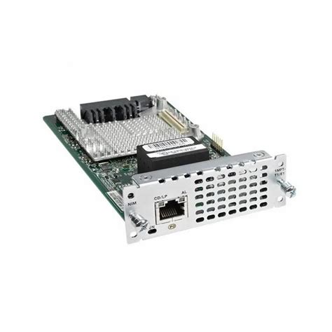 Cisco Fourth Generation Multiflex Trunk Voice And WAN Network Interface Module NIM MFT T E At