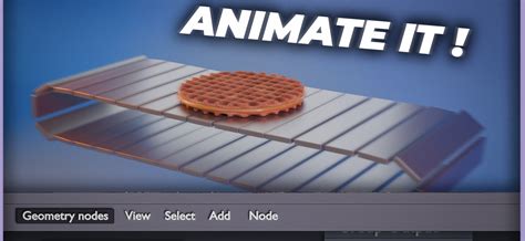 Perfect ‘stroopwafel Factory Loop Animation In Blender New Geometry