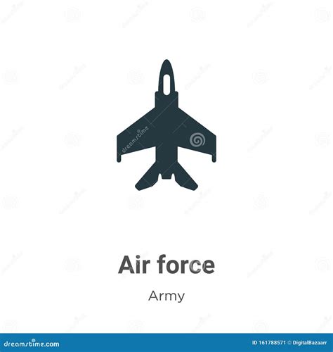Air Force Vector Icon On White Background Flat Vector Air Force Icon Symbol Sign From Modern