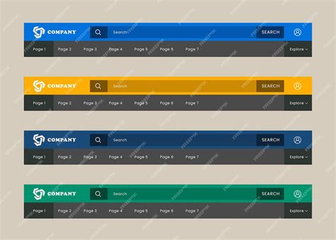 Premium Vector Header Wireframe For User Friendly Website Ui Ux