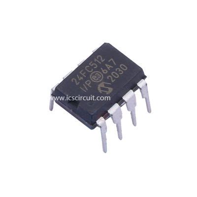 Flash Memory IC Chip 24FC512 I P 512k I2c Cmos Serial Eeprom