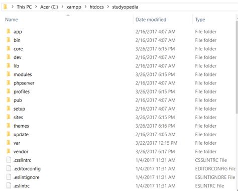 Drupal Installation On Localhost With Xampp Studyopedia