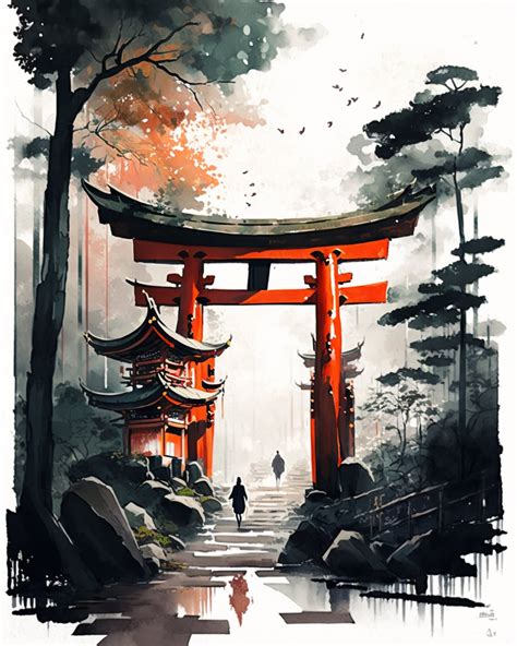 3 Piece Japanese Wall Art Japanese Style Wall Art Osaka Castle
