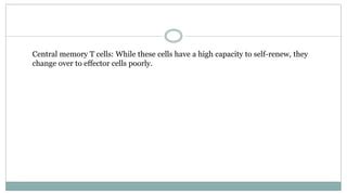 Some Memory T Cell Subtypes PPT