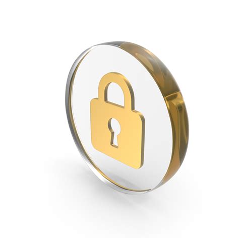 Lock Secure Gold Glass Png Images And Psds For Download Pixelsquid