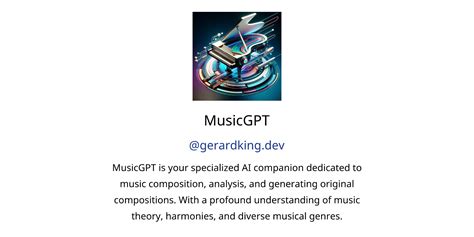 MusicGPT GPTs Features And Functions Examples And Prompts GPT Store