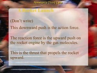 Newtons 3rd Law Of Motion Ppt