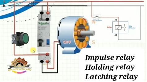 Impulse Relay Holding Relay Latching Relay Impulse Relay Working Relay Automation Latches
