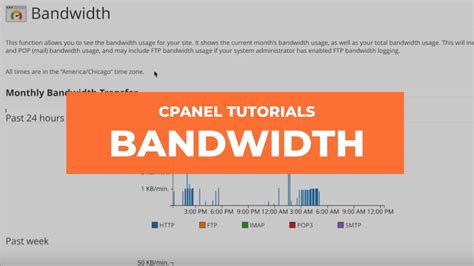 cpanel tutorials bandwidth youtube