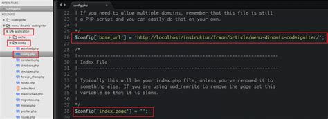 Cara Membuat Menu Dinamis Menggunakan Codeigniter Dan Mysql Kursus Web Programming