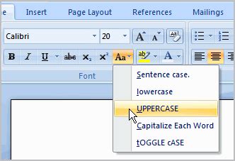 Word Formatting Text