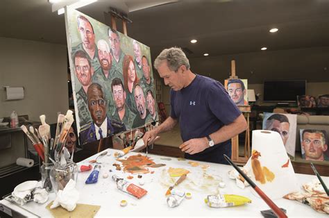 Searching For George W Bush In His Portraits Of The Soldiers He Sent