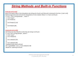 Python String Module Number With Examples PPT