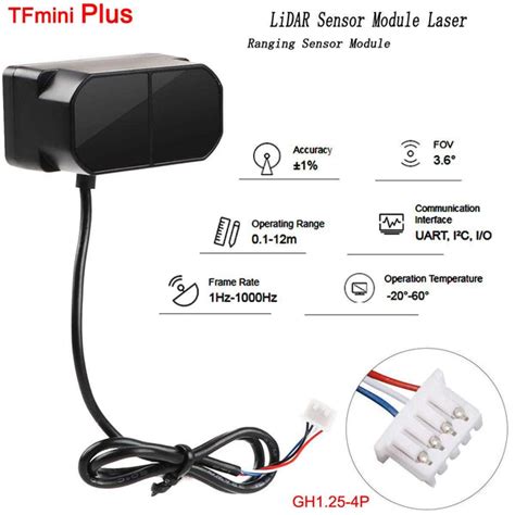 Makerfocus Tfmini Plus Lidar Module Short Range Distance Sensor Singl