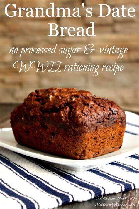 Date Nut Bread With Molasses