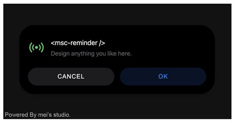 GitHub Meistudioli Msc Reminder Provides A Notification Features For